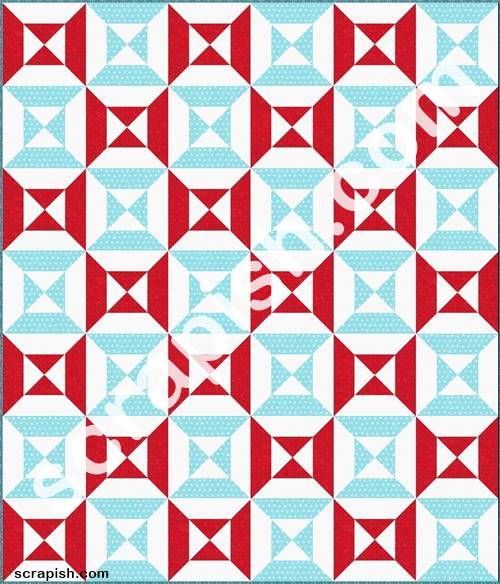 Double Hourglass Quilt Block Pattern Tutorial For Beginners